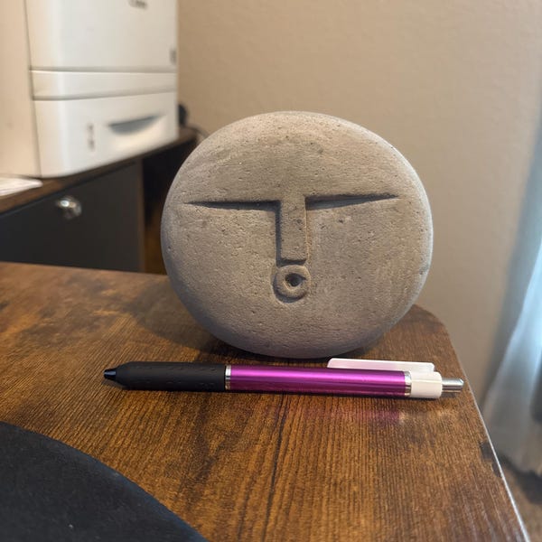 Funny Face , Many Face, Meme Face, Stone Face Figurine, Stone Carving ...