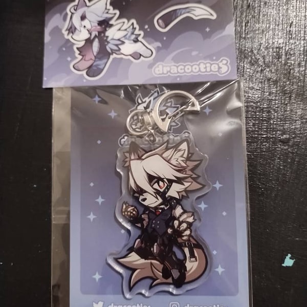 IN STOCK Von Lycaon Zenless Zone Zero Acrylic Charm | Unofficial Fan ...