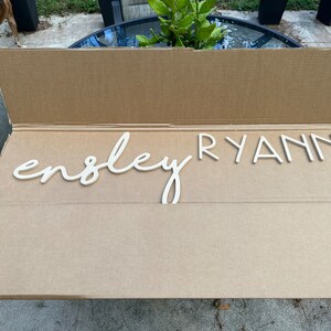 Stacked Custom Name Sign Wood Name Sign Nursery Sign - Etsy