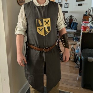 Tabard Sewing Pattern, Male Medieval Surcoat, XS XXXL, Sideless Tabard ...