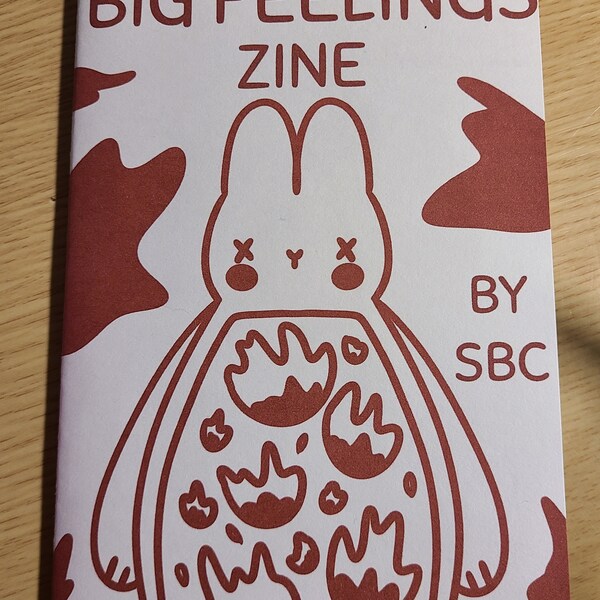BIG FEELINGS Zine ~ Feelings Zine ~ Story Zine ~ Mental Health Zine ~ Handmade Zines - Etsy