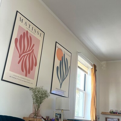 Blue Matisse Print Set Printable Wall Art Blue Print Set Gallery Wall Set of 3 Prints Preppy ...