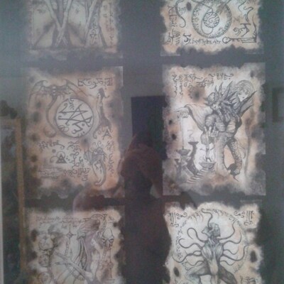 UNSPEAKABLE MONSTER Cthulhu Larp Necronomicon Fragment - Etsy