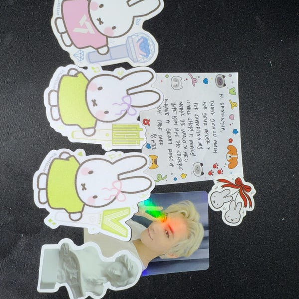 Seventeen Sonny Angel Holographic Sticker | Hoshi Cheers Sticker ...