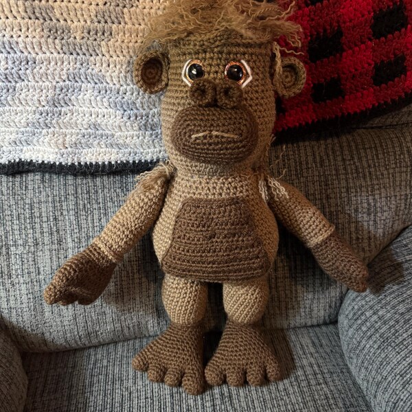 Sasquatch Crochet Pattern, Bigfoot, Amigurumi, Yeti, Handmade Doll ...