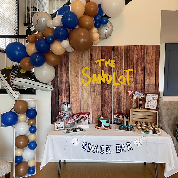 The Sandlot Wood Sign - Baseball Party Backdrop Sign - the Sandlot ...