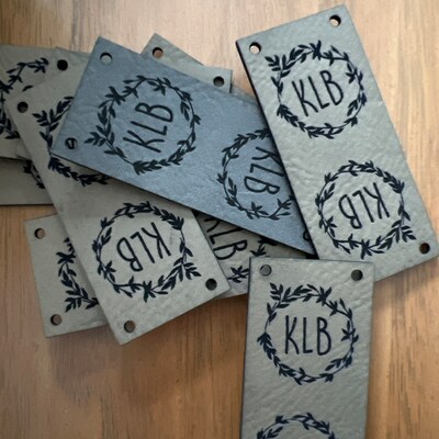 PU Leather Hat Tags, Custom Faux Leather Knitting, Crochet, Custom Tags ...