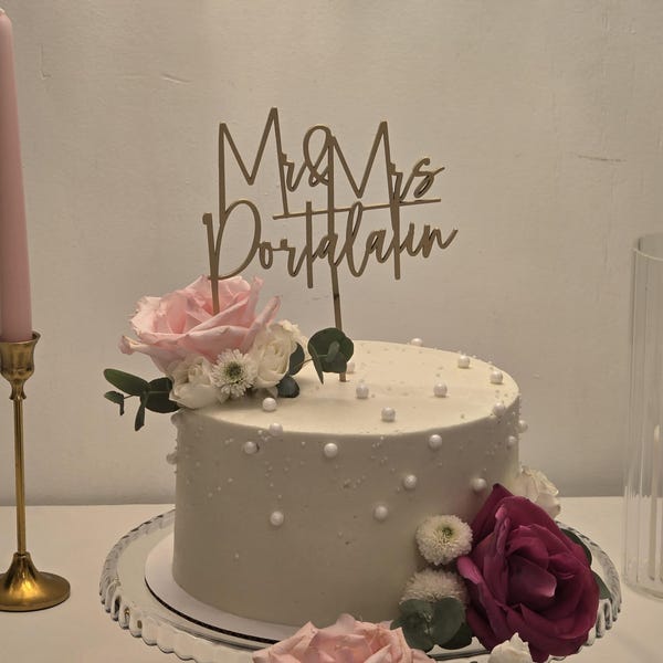 30th Birthday Cake Topper With Name, Happy 30th Birthday Custom Name ...