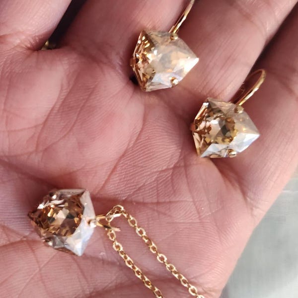 NEW COLOR Agave Ignite Swarovski Crystal Statement Ring, Big Sage Green ...