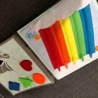 10 Pages Quiet Book for Toddlers, Developing Soft Fabric Busy Book to ...