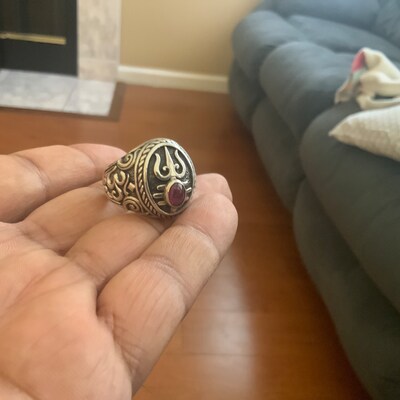 Shiva Lingam, Om Shiva Ring, Spiritual Ring, Religious Symbol. - Etsy