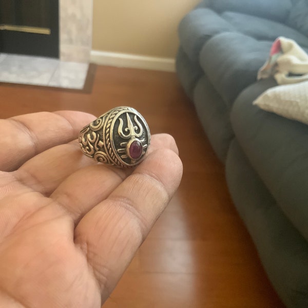 Shiva Lingam, Om Shiva Ring, Spiritual Jewelry, Religious Symbol. - Etsy