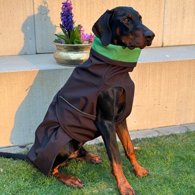 Custom Made DOG Coats for All Breeds Dog Waterproof & Windproof Winter ...