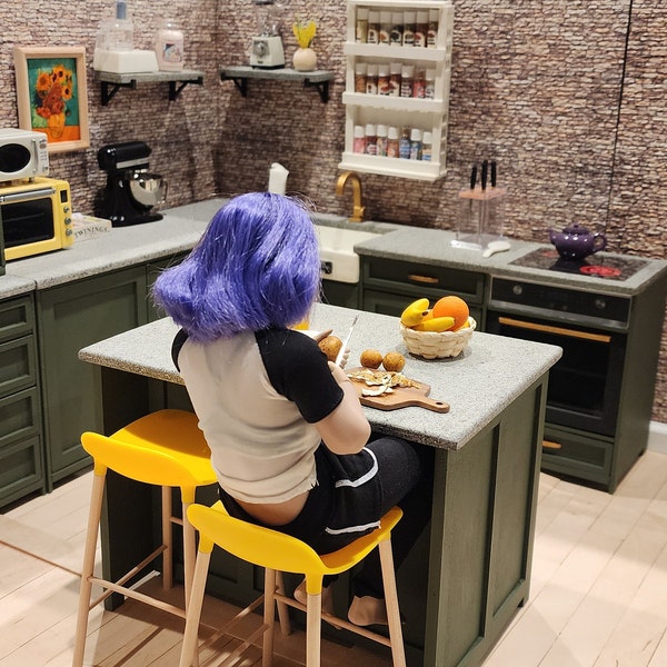 Corner and Mid Sections for 1:6 Scale |doll Photography Backdrop| for ...