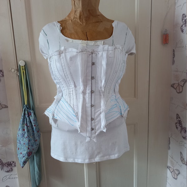 PATTERN! Elsa - a Victorian (1896)-inspired Demi-bust Corset Pattern in ...