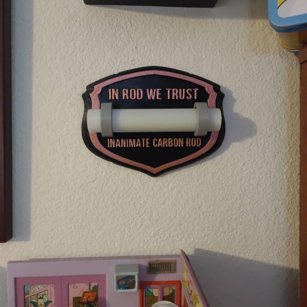 Inanimate Carbon Rod 3D Printed Novelty Prop Wall Plaque Home Decor ...