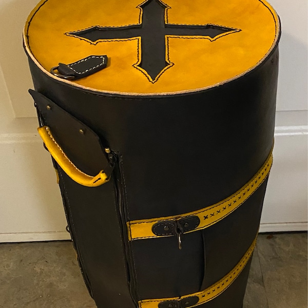 PDF & DXF Leather Duffle Bag Pattern Set - Leather Bag Pattern ...