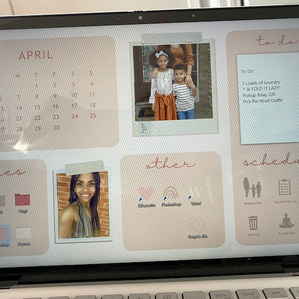 EDITABLE CALENDAR Desktop Wallpaper - Pink Desktop Wallpaper Organizer ...