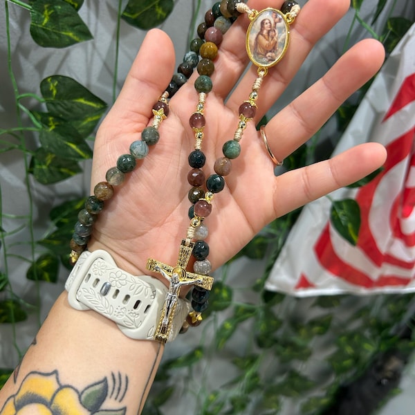 Saint Mary Magdalene Rosary- Memento Mori Catholic Gift - Jesus Mary ...