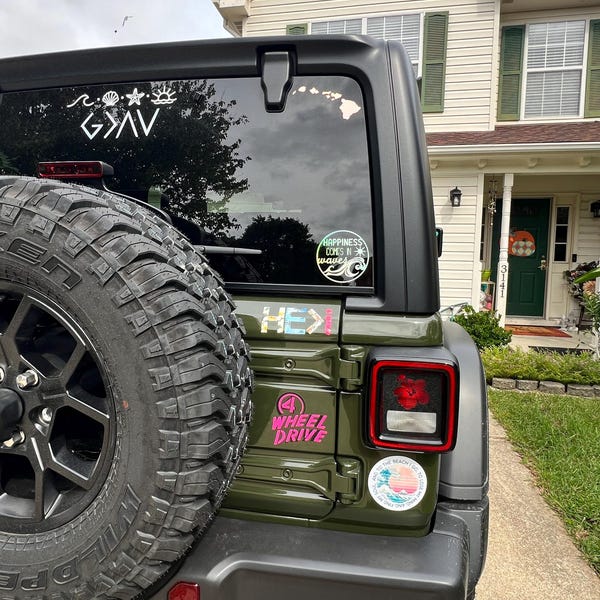 Willys 4 Wheel Drive Decal-jeep Wrangler Grand Cherokee Renegade ...