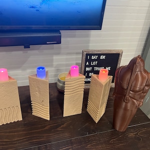 The Fifth / 5th Element Stones & Statue Movie Prop With LED Candle ...