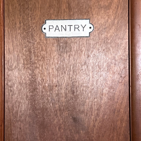 Pantry Sign, Iron Bathroom Sign, Retro Home Decor, Bathroom Decor ...