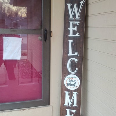 Fall Porch Sign Reversible Fall Christmas Porch Sign Fall - Etsy