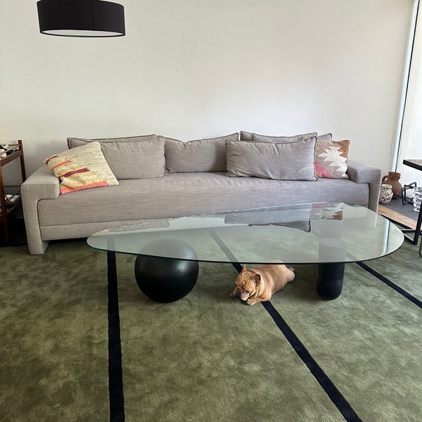 Modern Handmade 12x18 Fine Ivory Curve Embossed Cut Tufted Area Rug for ...