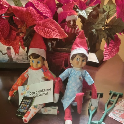 Elf Poop Santa Poop OR Reindeer Poop Kit Single Scene Elf - Etsy