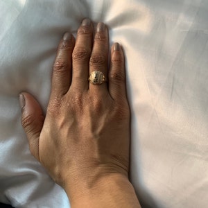 1965 Class Ring 10k Gold Ripon High School m P Initials Size 6.75 / N ...