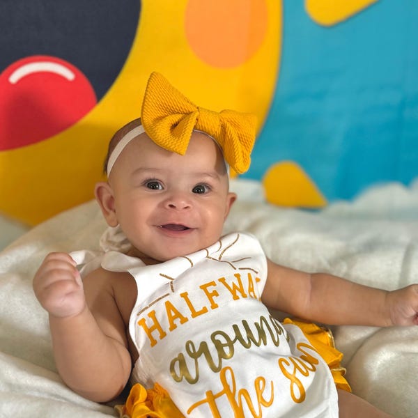 Girls Half Trip Around the Sun Outfit -girls Halfway Around the Sun ...