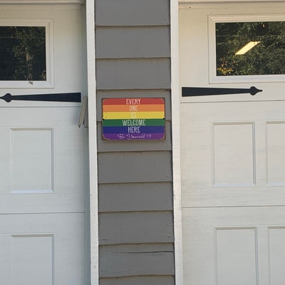 Everyone is Welcome Here Sign, Inclusion Sign, LGBT, LGBTQ, LGBTQIA ...