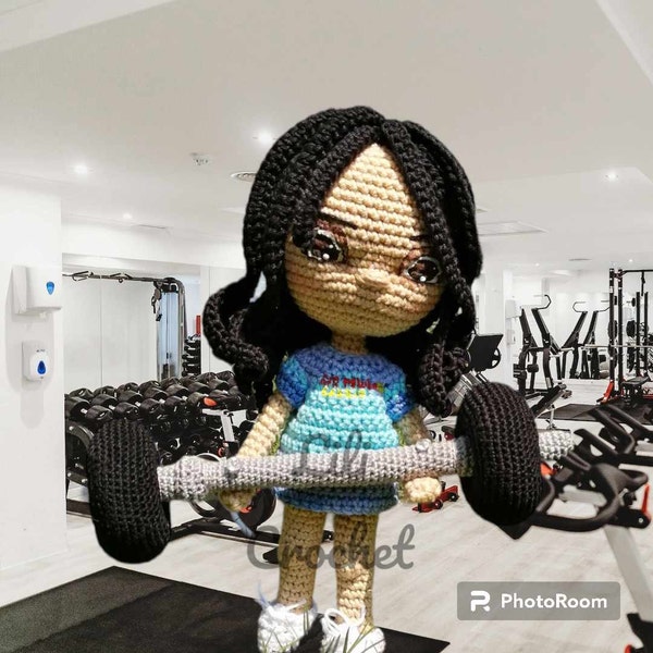 Crochet Barbell Pattern: Amigurumi Weightlifting Toy (PDF Pattern) - Etsy