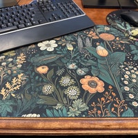 Majestic Mountain Sunset Desk Mat Serene Nature Landscape, Calming ...