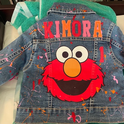 Elmo Sesame Street Jacket, Custom Elmo Jacket Elmo Matching Shirts ...