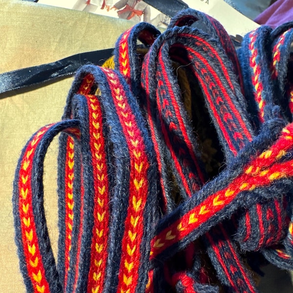 Width ~5 Cm. Tablet Weaving Belt, Tablet Woven Band, Tablet Weaving ...