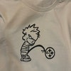 Calvin, Boy Peeing Funny Clipart Digital Download Svg, Eps, Jpg Clean ...