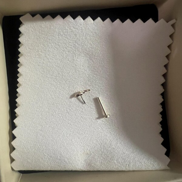 14k Solid Gold Koi Fish Cartilage Earring Tiny Tragus Stud Helix Conch ...