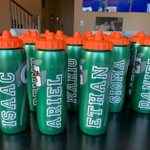 Customized Gatorade Type Sports Bottle Labels name Sticker Only for ...