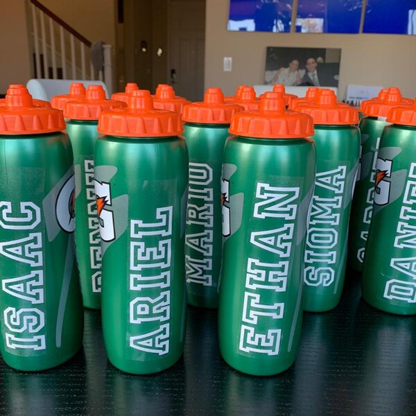 Customized Gatorade Type Sports Bottle Labels (name Sticker Only) for ...