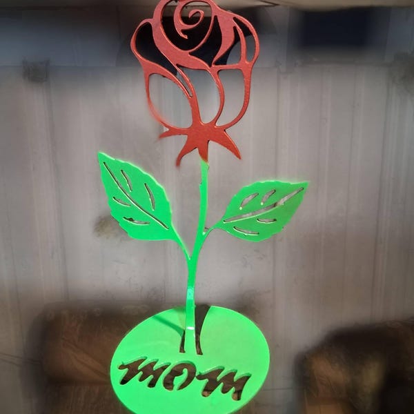 Table Top Rose Plasma CNC DXF Flower - Etsy