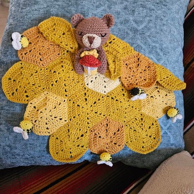 CROCHET PATTERN Ted the Bear Crochet Amigurumi Teddy Bear Lovey ...