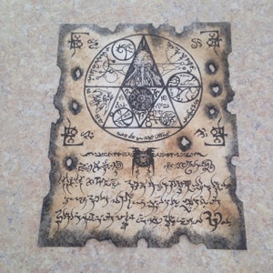 CTHULHU SEAL Necronomicon Page Occult Demon Magick Dark Spirit Vampire ...