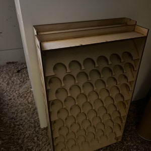 Wall Mounted Hobby Paint Storage Rack Vertical - Etsy