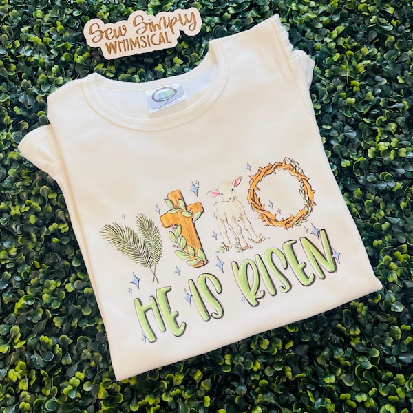 True Easter PNG, He is Risen, Lamb Crown of Thorn Cross Palm Jesus ...