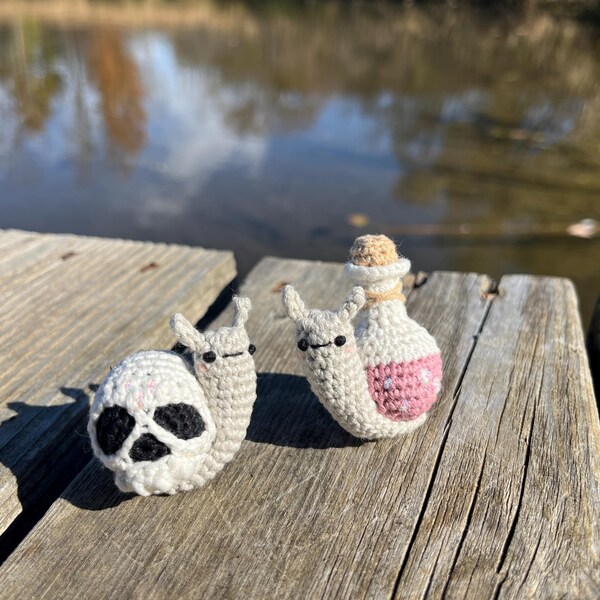 Halloween Snails Bundle - 4 in One PDF Halloween Crochet Pattern Bundle ...