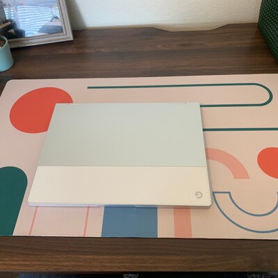 Abstract Graphic Print Desk Mat, Aesthetic Desk Accessory, Cute ...