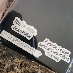 Azriel's Bed Vinyl Sticker Waterproof Bookish Vinyl Stickers ACOTAR ...