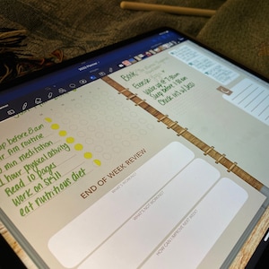 Undated Minimal Boho Goodnotes Digital Planner, iPad Planner ...