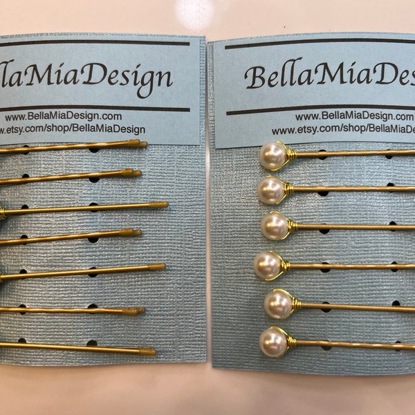 Navy Blue and White Bobby Pins, Geometric Nordic Style Oval - Etsy